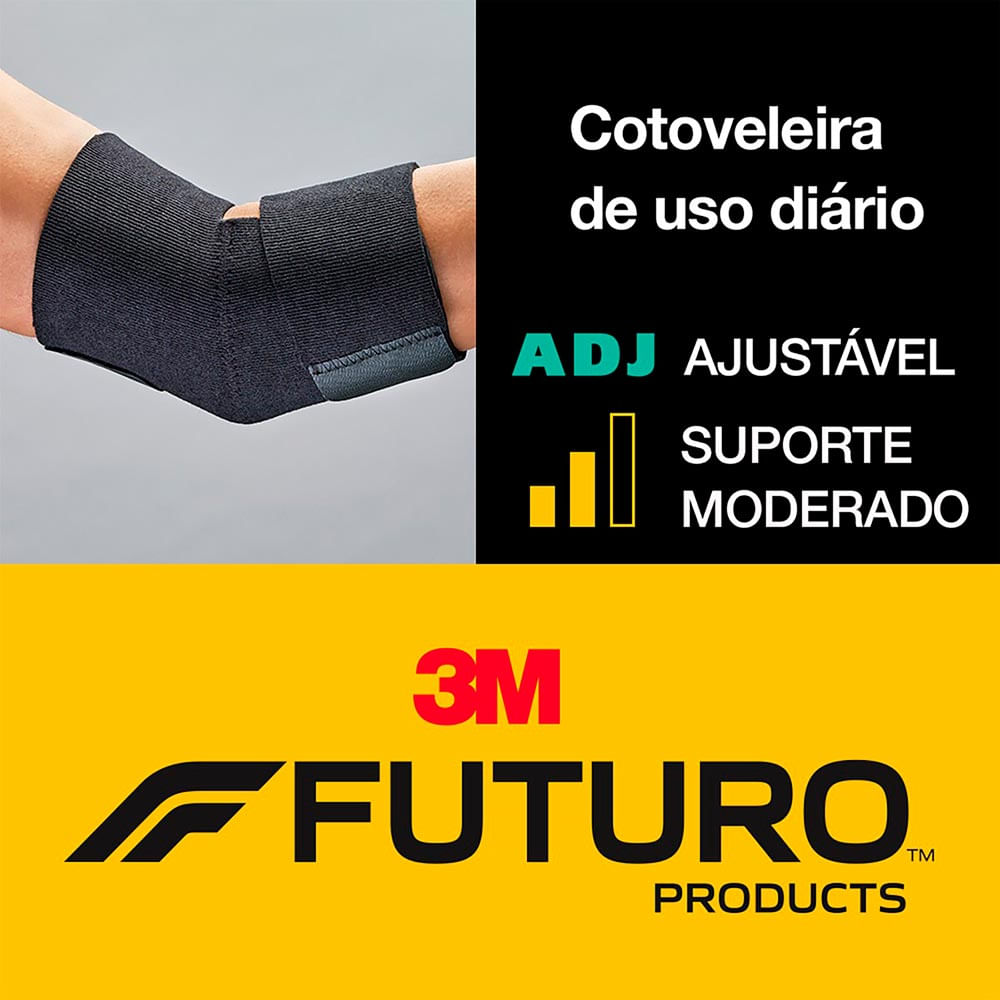 Cotoveleira Ajustável 3M do Brasil Futuro Basic 1 Unidade - Drogarias Pacheco