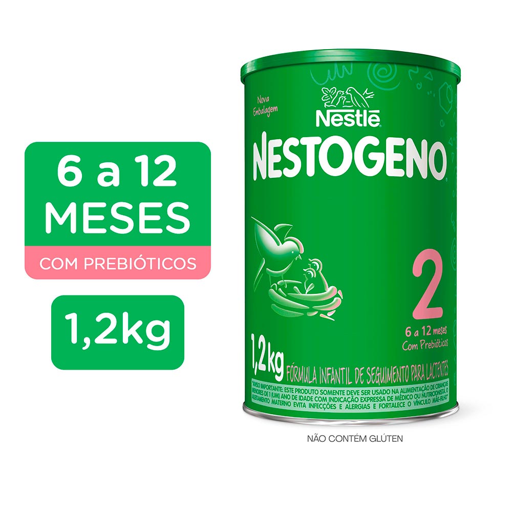 Fórmula Infantil Nestogeno 2 1,2Kg - Drogarias Pacheco