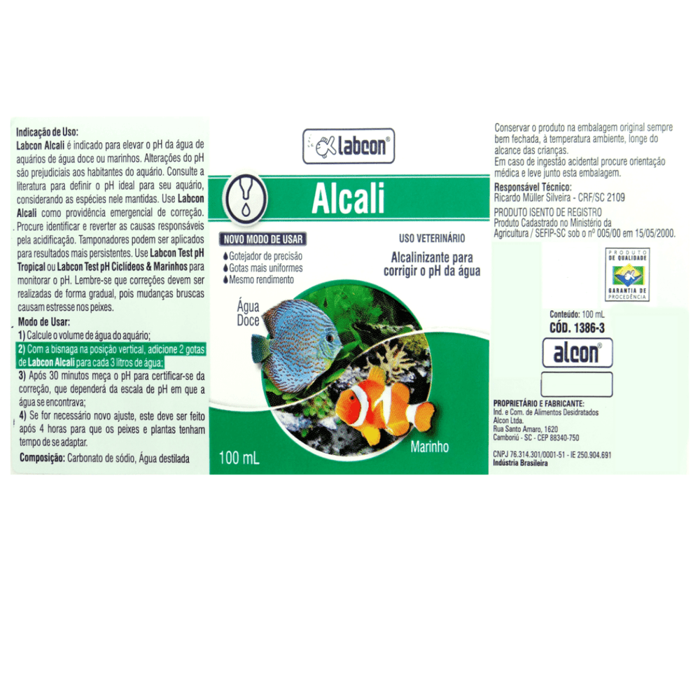Alcon Labcon Alcalizante Alcali 100ml - Drogarias Pacheco