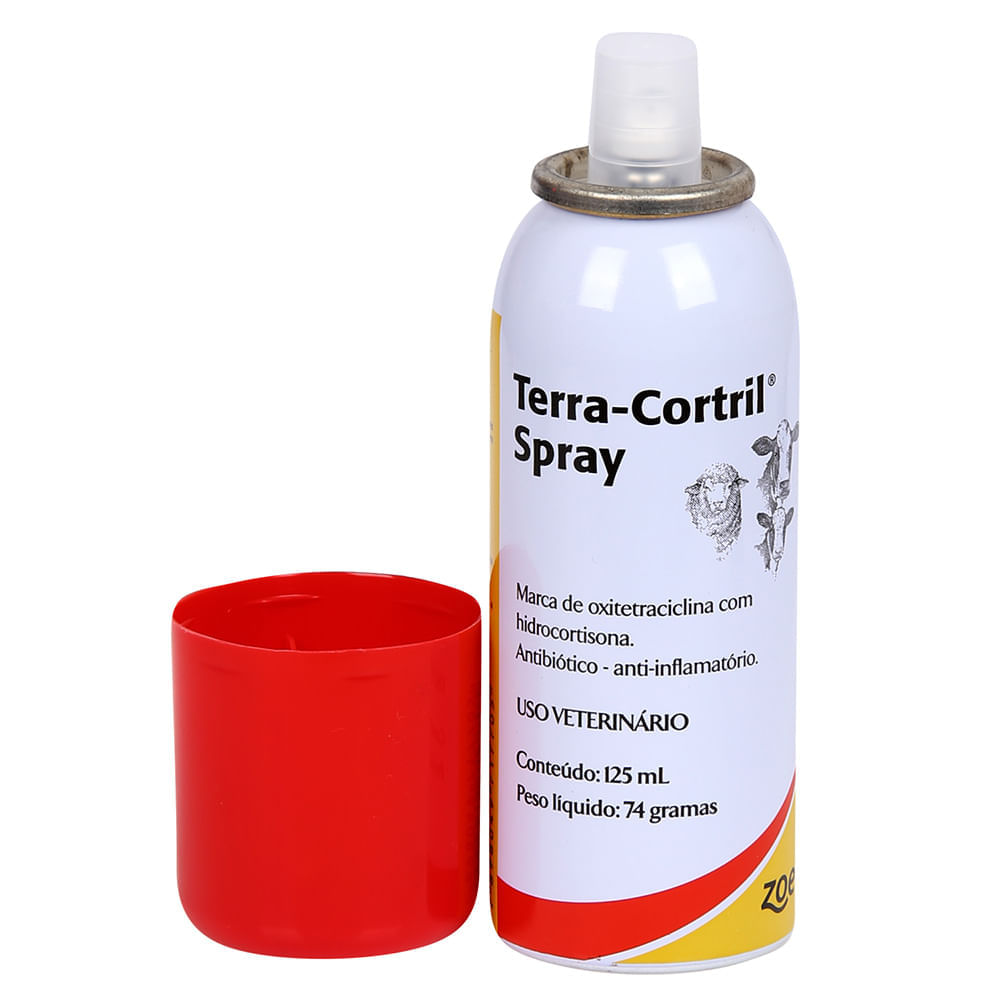 Spray Terra-Cortril Zoetis 125ml - Drogarias Pacheco