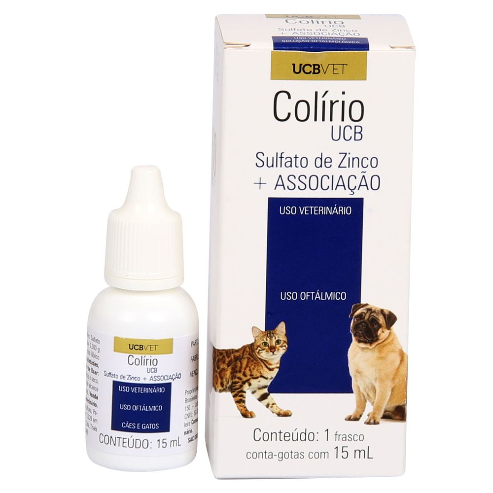 Colírio UCBVET 15ml - Drogarias Pacheco