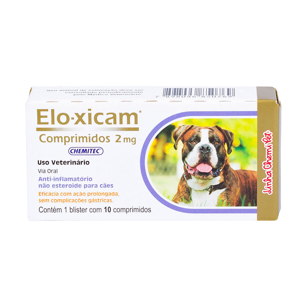 Elo-Xicam 2,0mg Chemitec c/ 10 Comprimidos - Drogarias Pacheco