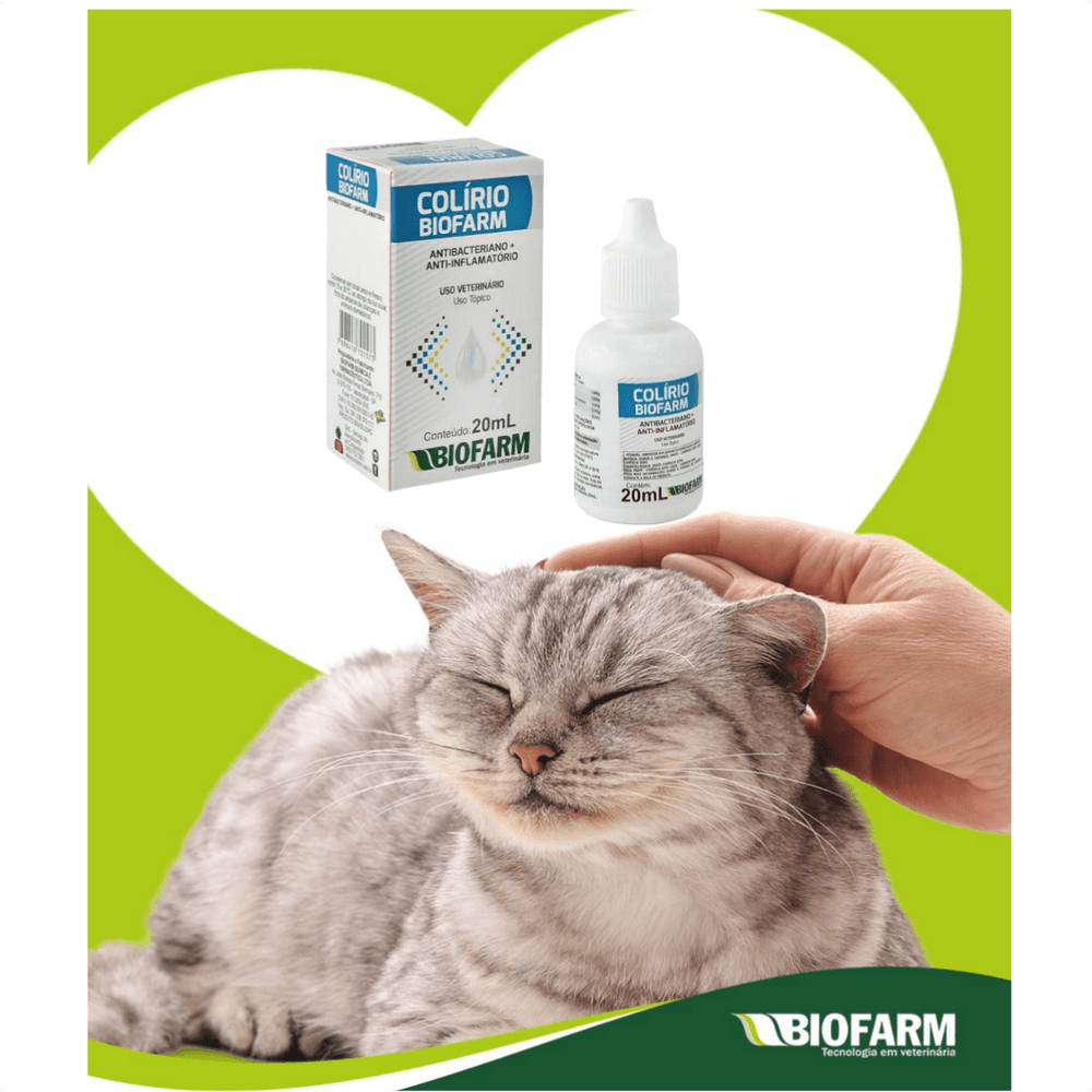 Colírio Biofarm 20ml - Drogarias Pacheco