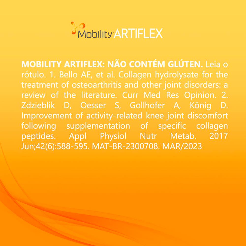 Colágeno Hidrolisado Em Pó Mobility Artiflex 10g 30 Sachês - Drogarias ...