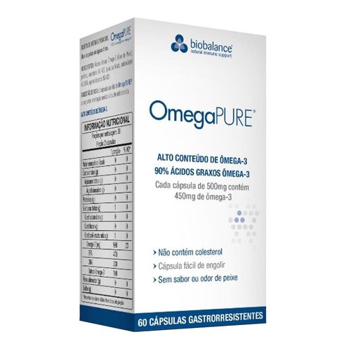 OmegaPure 450mg Biobalance 60 cápsulas - Drogarias Pacheco