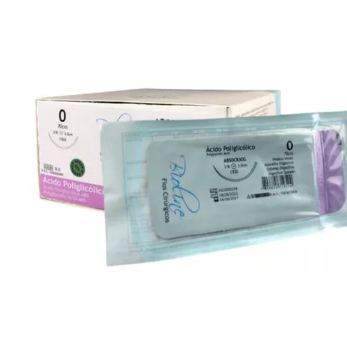 Fio abs pga 0 ag1/2 cil4,8-90cm cx c/36 unid - Bioline - L202301184 v 02/28 - Drogarias Pacheco