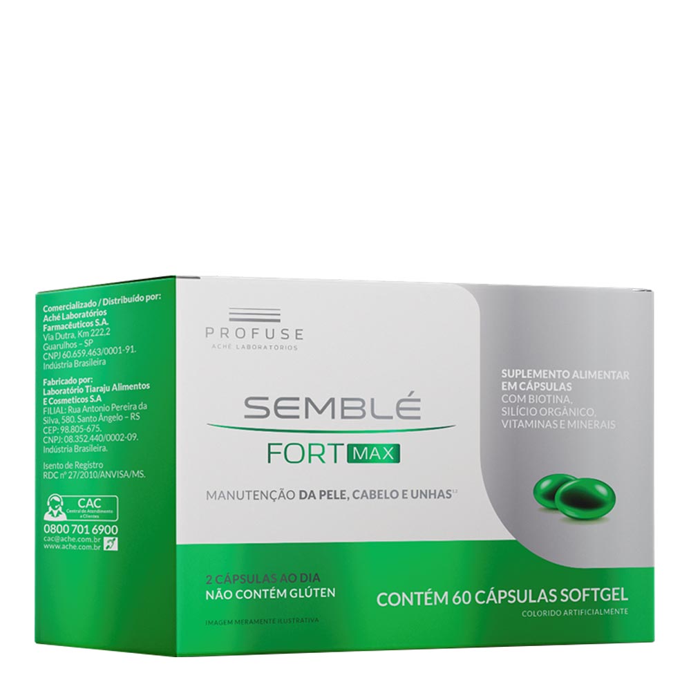 Semblé Fort Max 60 Cápsulas - Drogarias Pacheco
