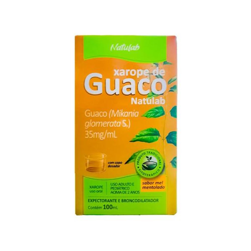 XAROPE DE GUACO 100ML NATULAB - Drogarias Pacheco