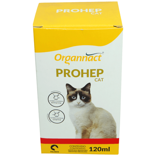 Prohep Cat 120ml Organnact Suplemento Vitamínico Para Gatos - Drogarias ...