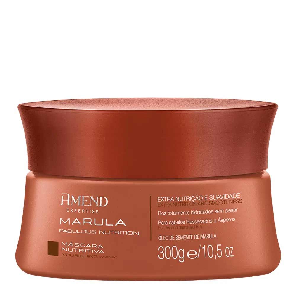 Kit Máscara Amend Expertise Marula Fabulous Nutrittion 300g 2 Unidades - Drogarias Pacheco