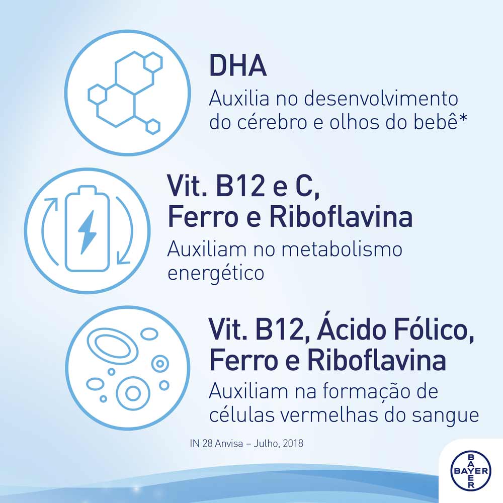 Suplemento Alimentar Natele Gestação Bayer 28 Capsulas - Drogarias Pacheco