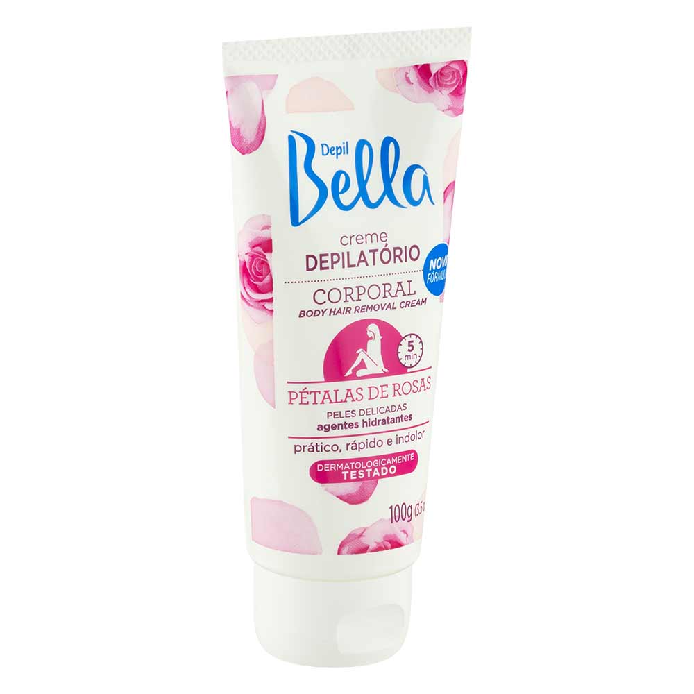 Creme Depilatório Corporal Depil Bella Pétalas De Rosas 100g ...