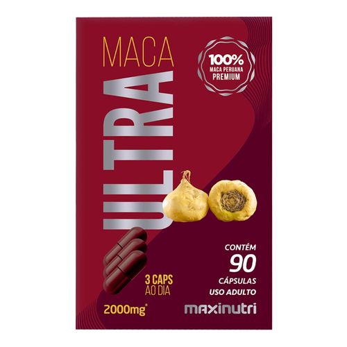 Maca Peruana Ultra Maxinutri 90 Cápsulas - Drogarias Pacheco Maca Peruana Ultra Maxinutri 90 Cápsulas - Drogarias Pacheco