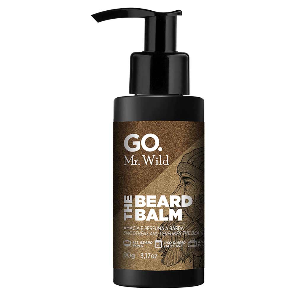 Kit Go Mr. Wild Shampoo 2 Em 1 140ml + Balm Para Barba E Cabelo 90g ...
