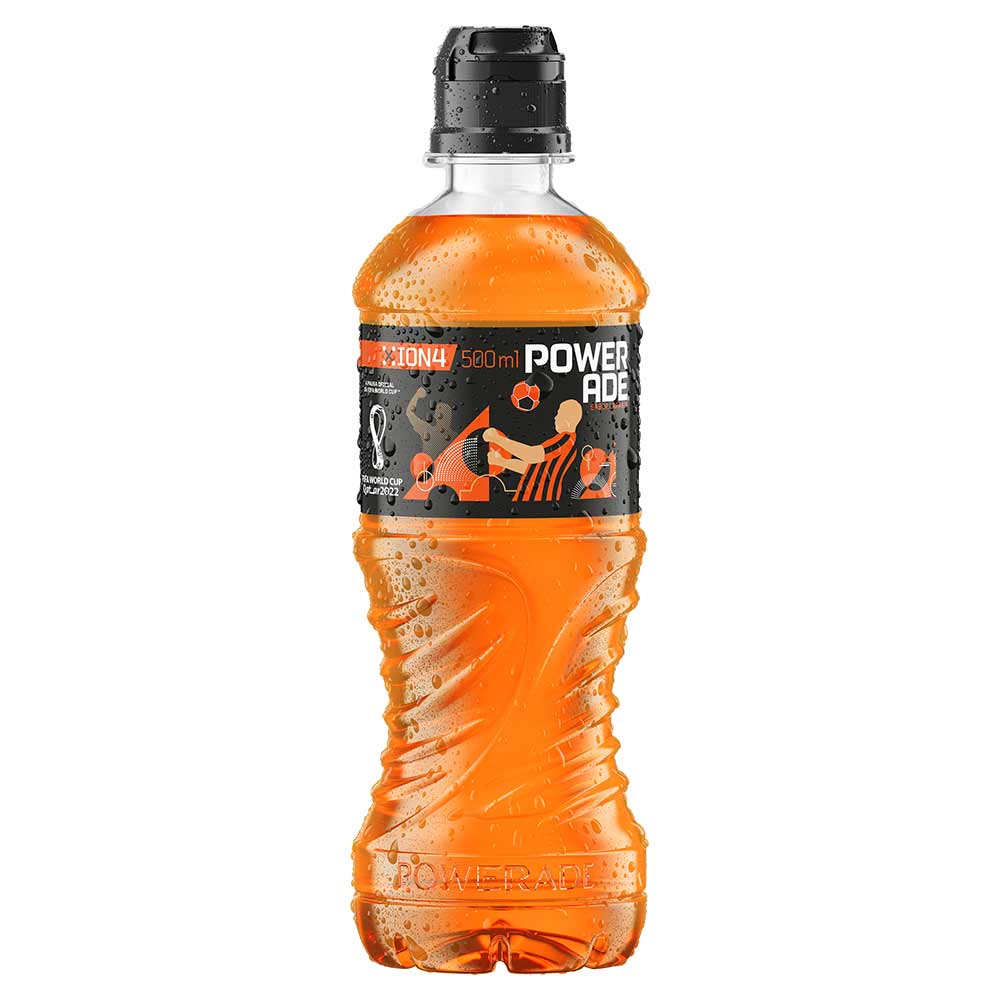 Isotônico Powerade Fifa World Cup Qatar 2022 Laranja 500ml - Drogarias ...