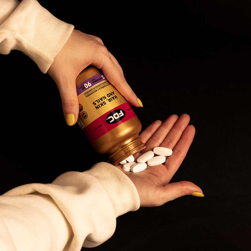 Suplemento Alimentar FDC Hair Skun & Nails 90 Comprimidos - Drogarias ...