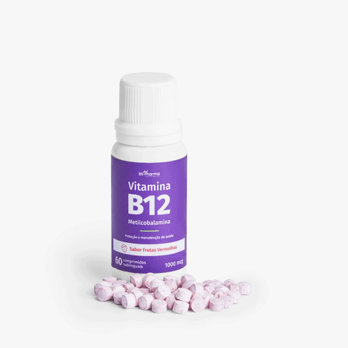 Vitamina B12 Metilcobalamina 1000 mcg Sublingual 60 Comprimidos BS ...