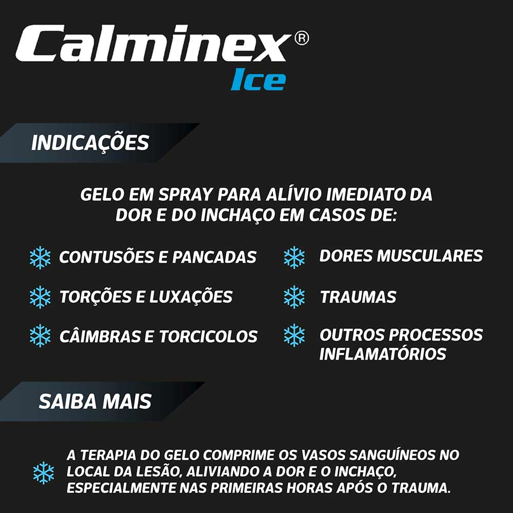 Calminex Ice Aerosol Neo Química 170g - Drogarias Pacheco