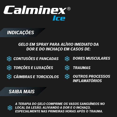 Calminex Ice Aerosol Neo Química 170g - Drogarias Pacheco