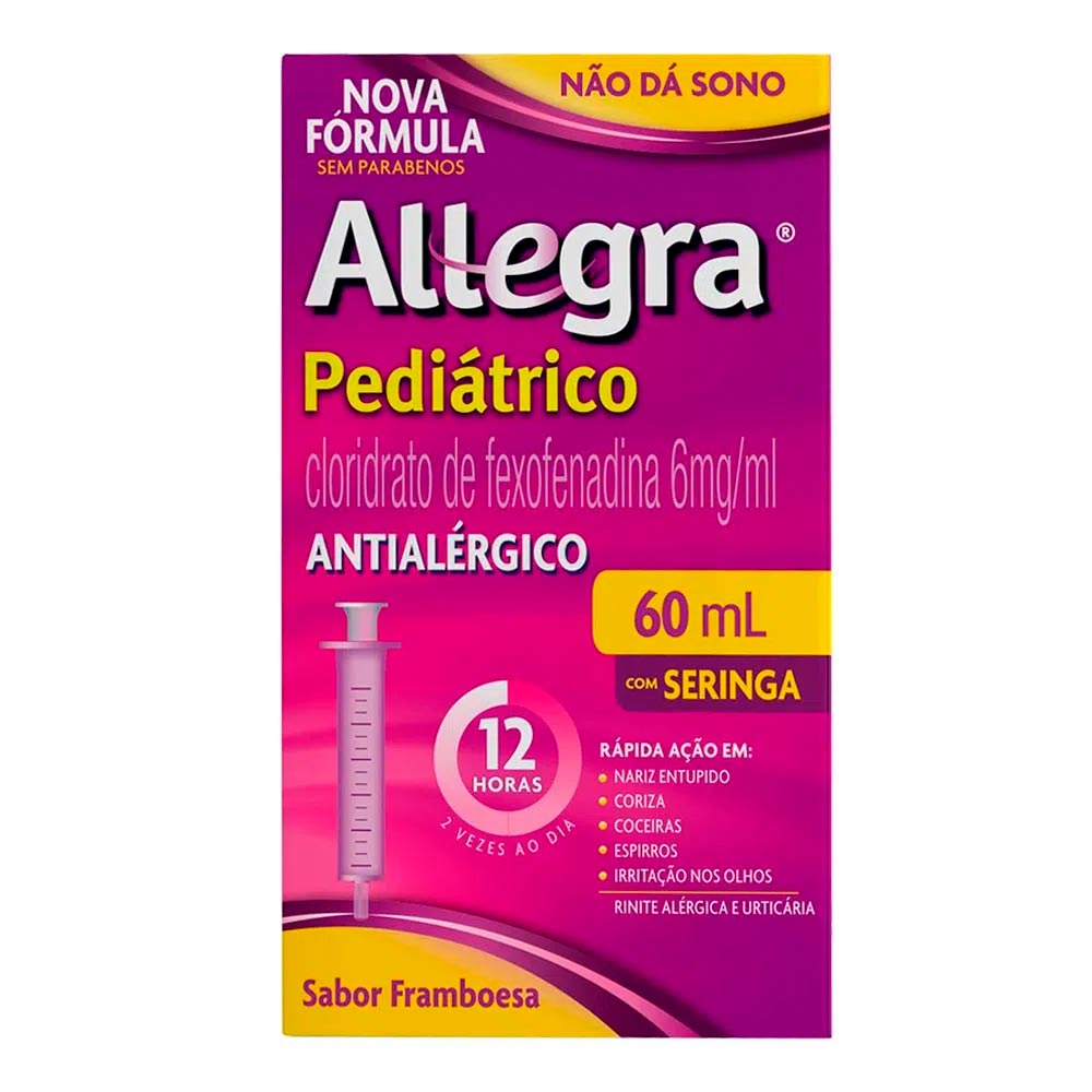 Kit Antialérgico Allegra 120mg Sanofi 10 Comprimidos + Allegra ...