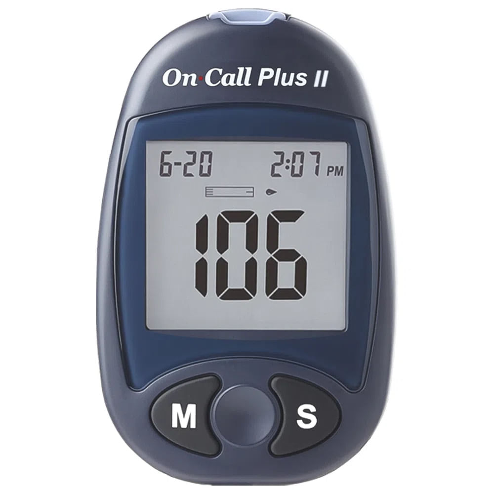 Aparelho Medidor de Glicemia On Call Plus II MedLevensohn - Drogarias ...