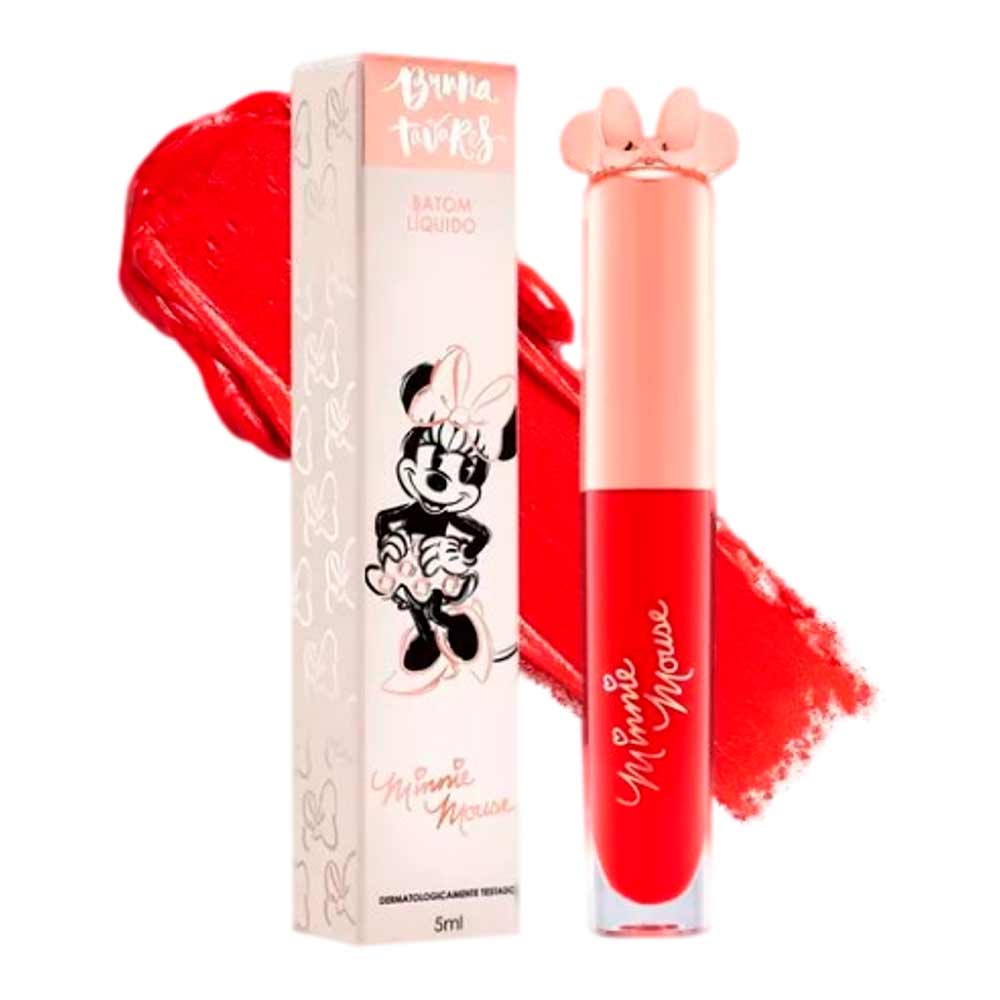 Batom Líquido Minnie Mouse Bow-Tiful 5ml - Drogarias Pacheco