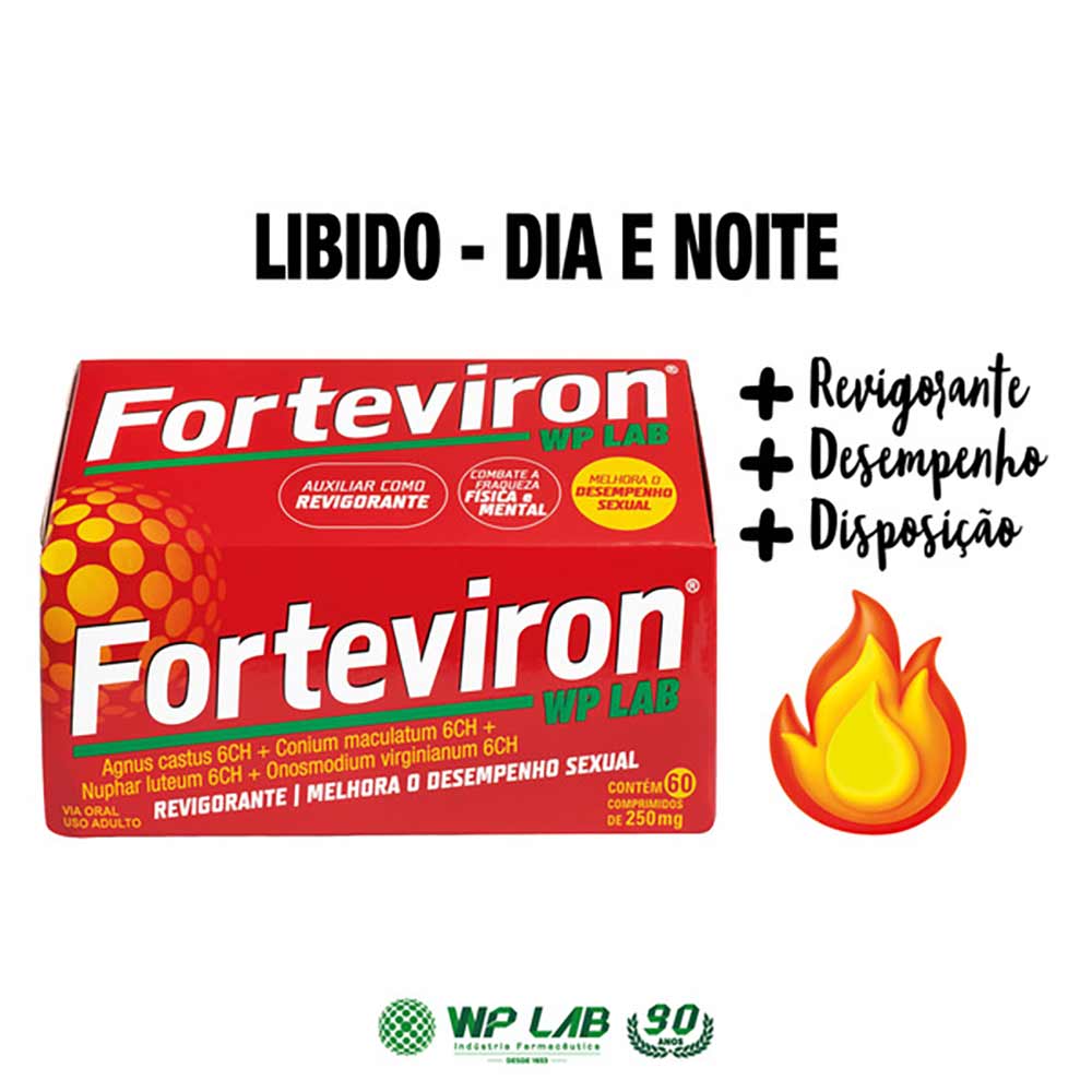 Forteviron 250mg WP Lab 60 Comprimidos - Drogarias Pacheco