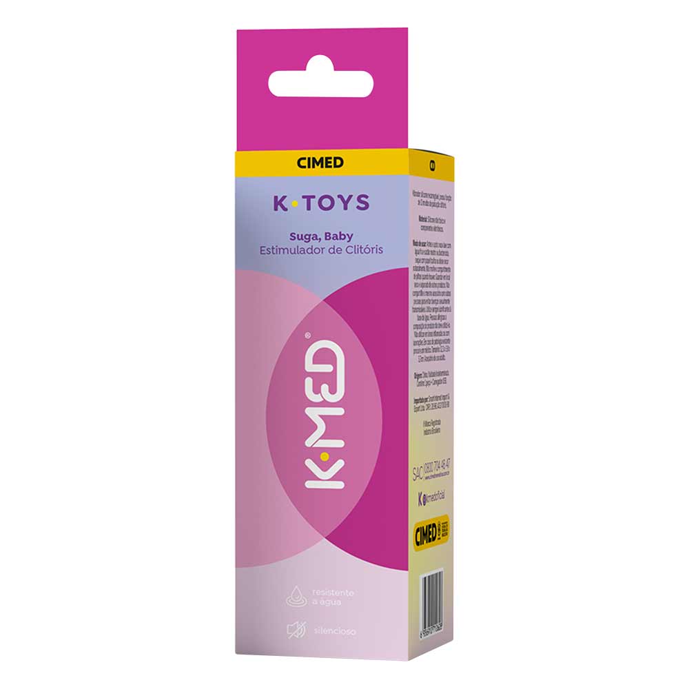 Estimulador De Clitóris Suga, Baby K-Med K-Toys Cimed 1 Unidade - Drogarias Pacheco