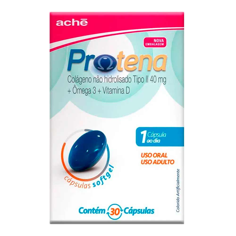Kit Protena Colágeno 40mg 30 Cápsulas 1 Unidade + Suplemento Alimentar ...