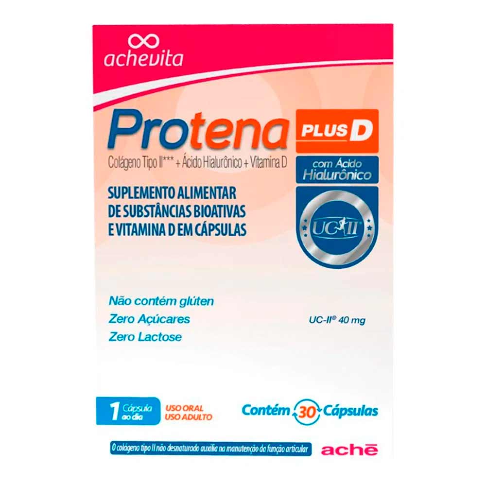 Kit Protena Colágeno 40mg 30 Cápsulas 1 Unidade + Suplemento Alimentar ...