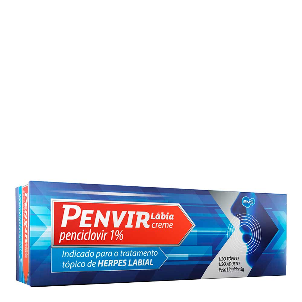 Penvir Lábia 1% EMS 5g Creme - Drogarias Pacheco