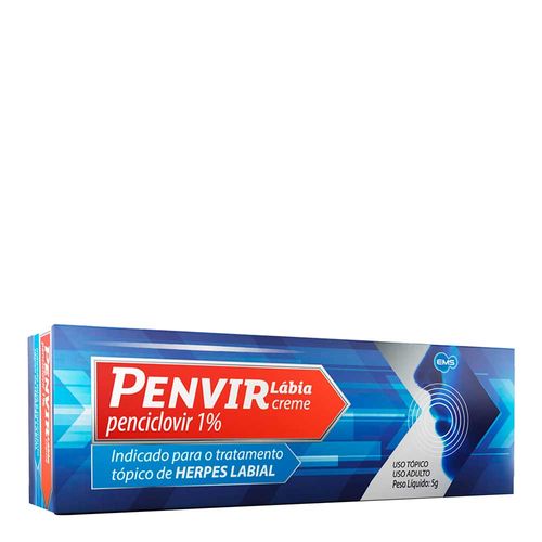 Penvir Lábia 1% EMS 5g Creme - Drogarias Pacheco