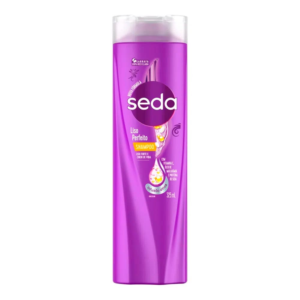 Kit Seda Liso Perfeito Shampoo + Condicionador 325ml - Drogarias Pacheco