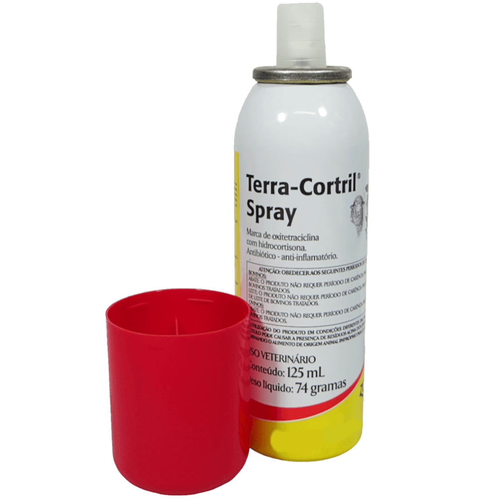 Terra-Cortril Spray 125ml Zoetis Kit com 5 - Drogarias Pacheco