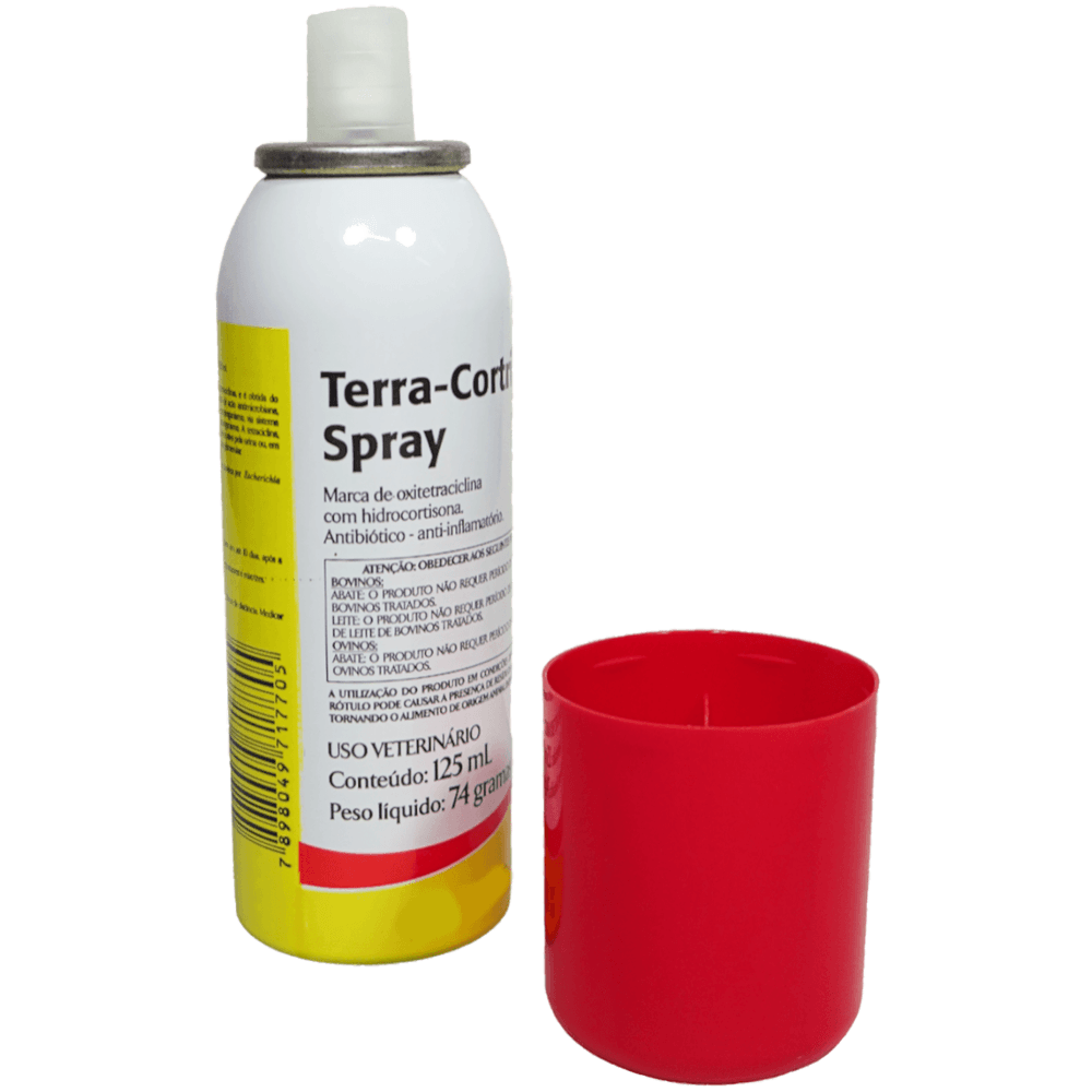 Terra-Cortril Spray 125ml Zoetis Kit com 5 - Drogarias Pacheco