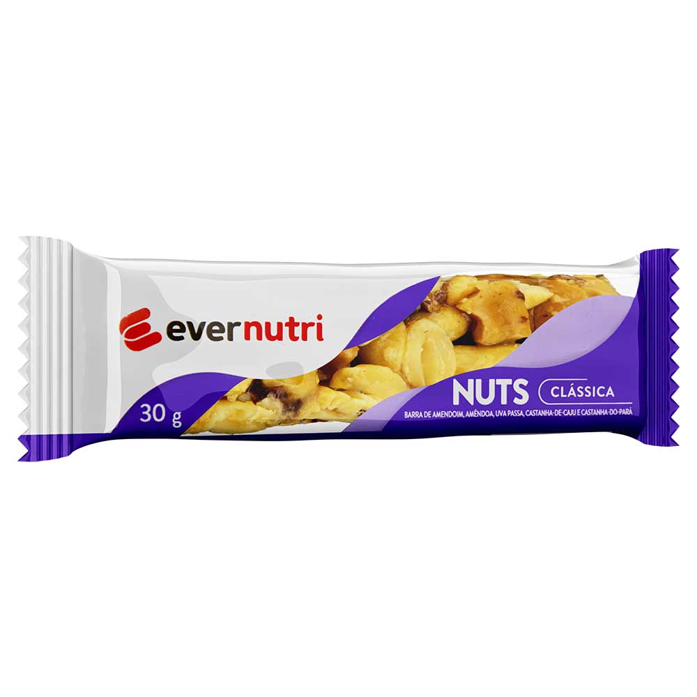 Barra De Nuts Ever Nutri Clássica 30g - Drogarias Pacheco
