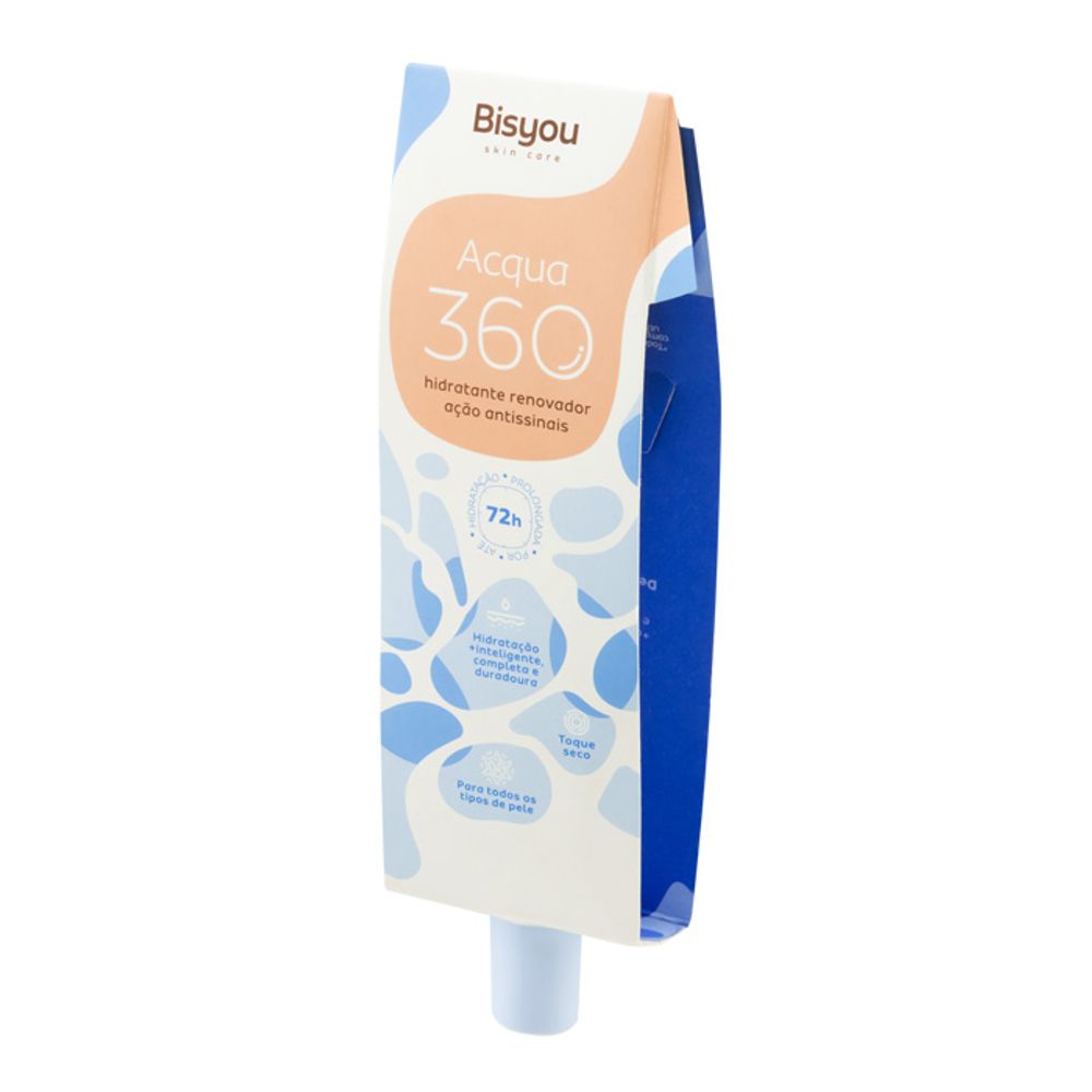 Hidratante Facial Bisyou Acqua 360 Antissinais Toque Seco 35g - Drogarias Pacheco