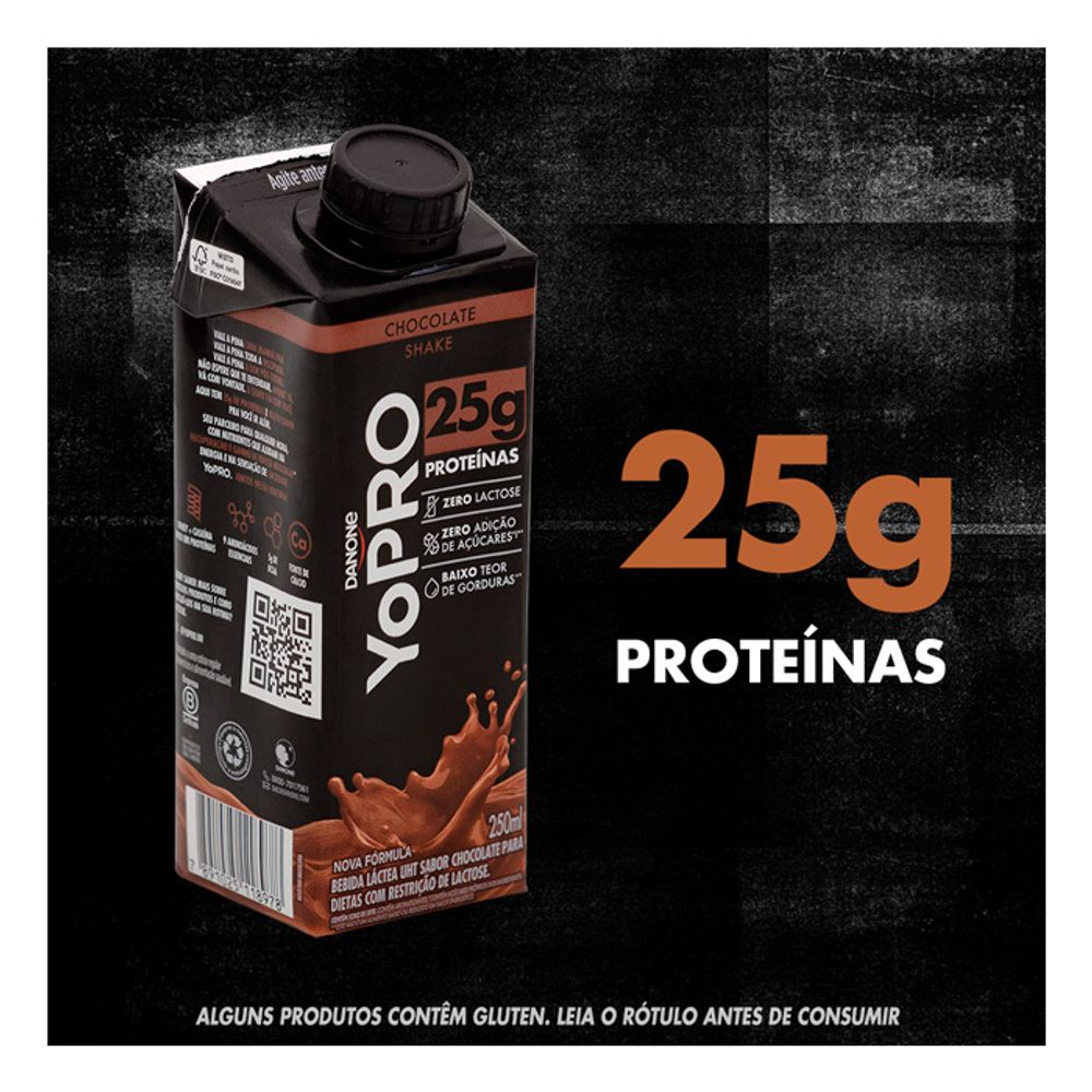Bebida Láctea UHT YoPRO Chocolate 25g de proteínas 250ml - Drogarias ...