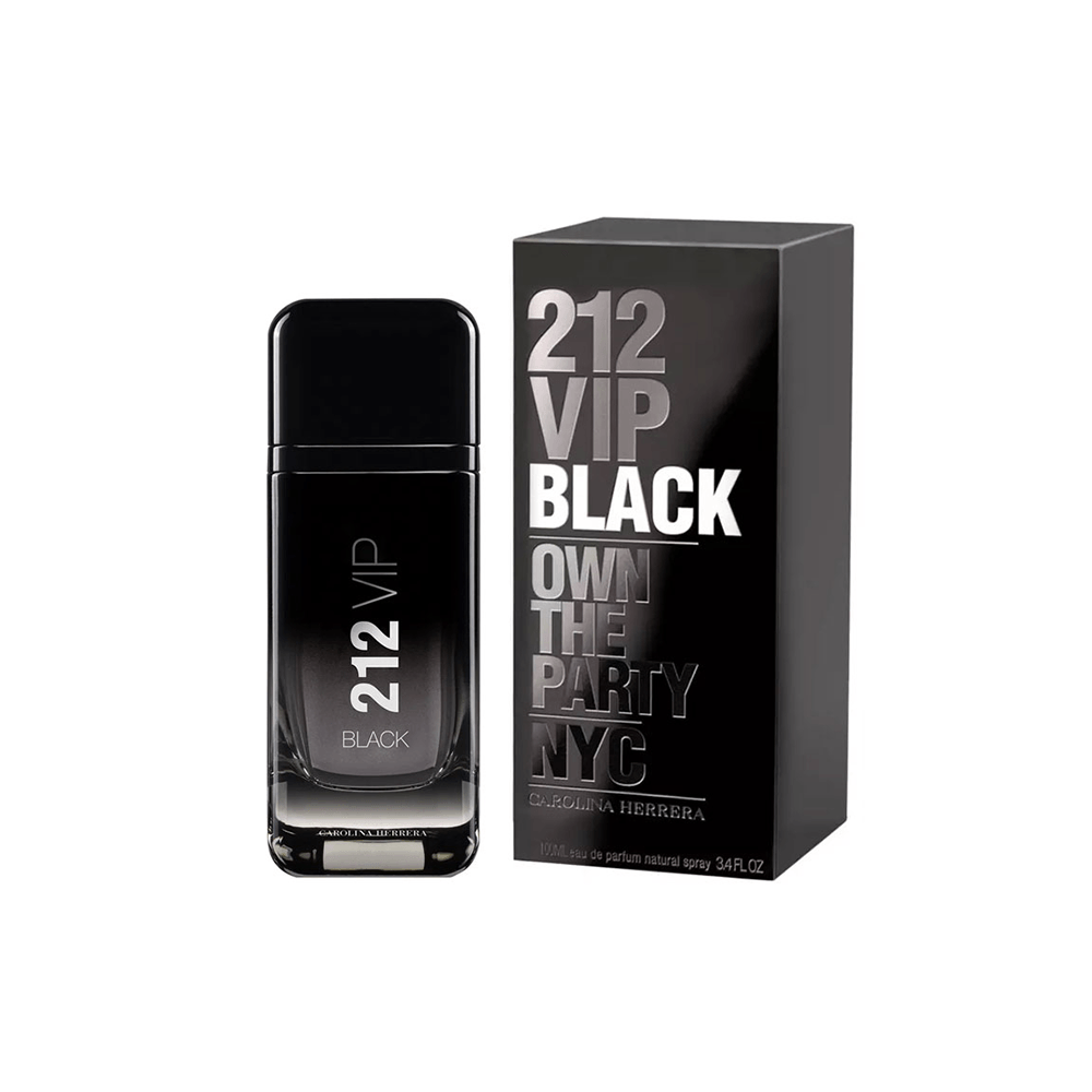 Perfume Carolina Herrera 212 Vip Men Black Masculino Eau de Parfum 100 ...