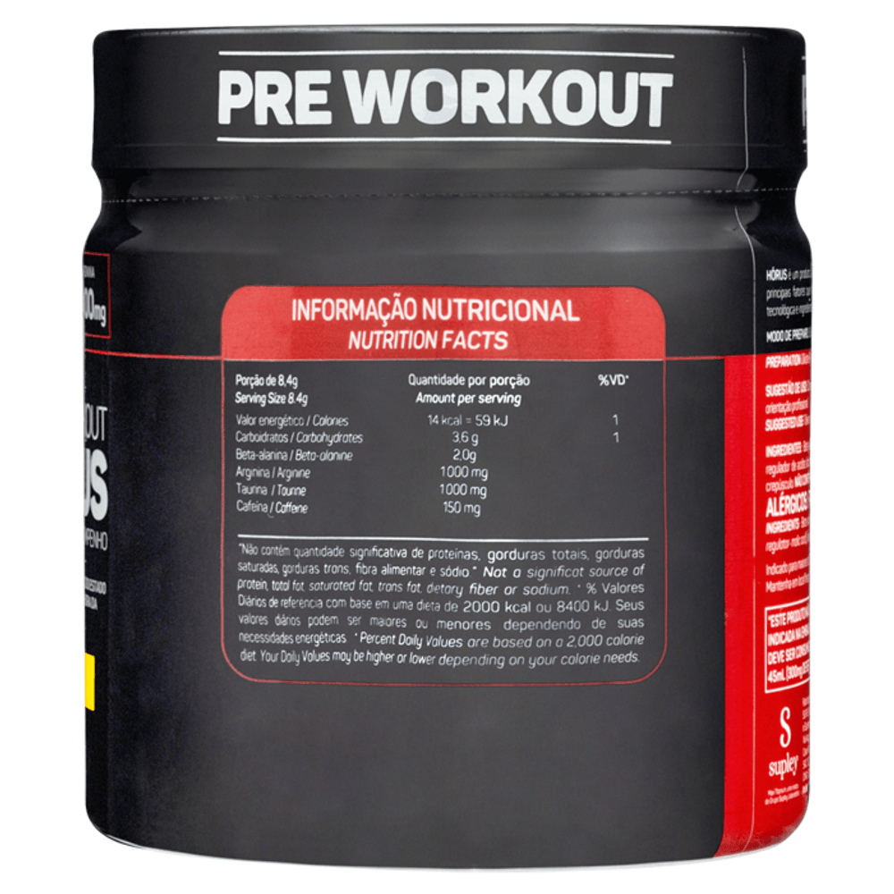 Pré Treino Max Titanium Pre Workout Horus Citrus 150g - Drogarias Pacheco