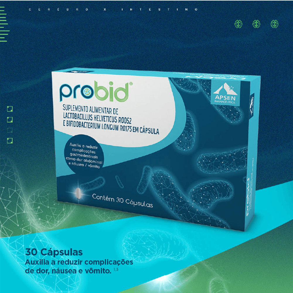 Suplemento Alimentar Probid Lactobacillus Helveticus 30 Cápsulas ...