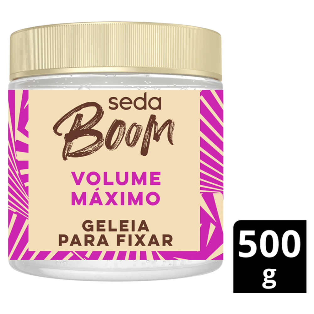 Geleia Capilar Seda Boom Volume Maximo 500g - Drogarias Pacheco