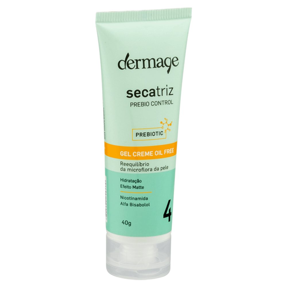 Gel-Creme Hidratante Facial Dermage Secatriz Efeito Matte 40g ...