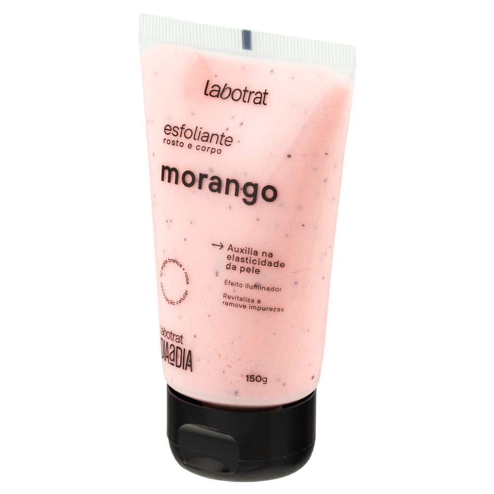 Esfoliante Corporal e Facial Labotrat Dia a Dia Morango 150g ...