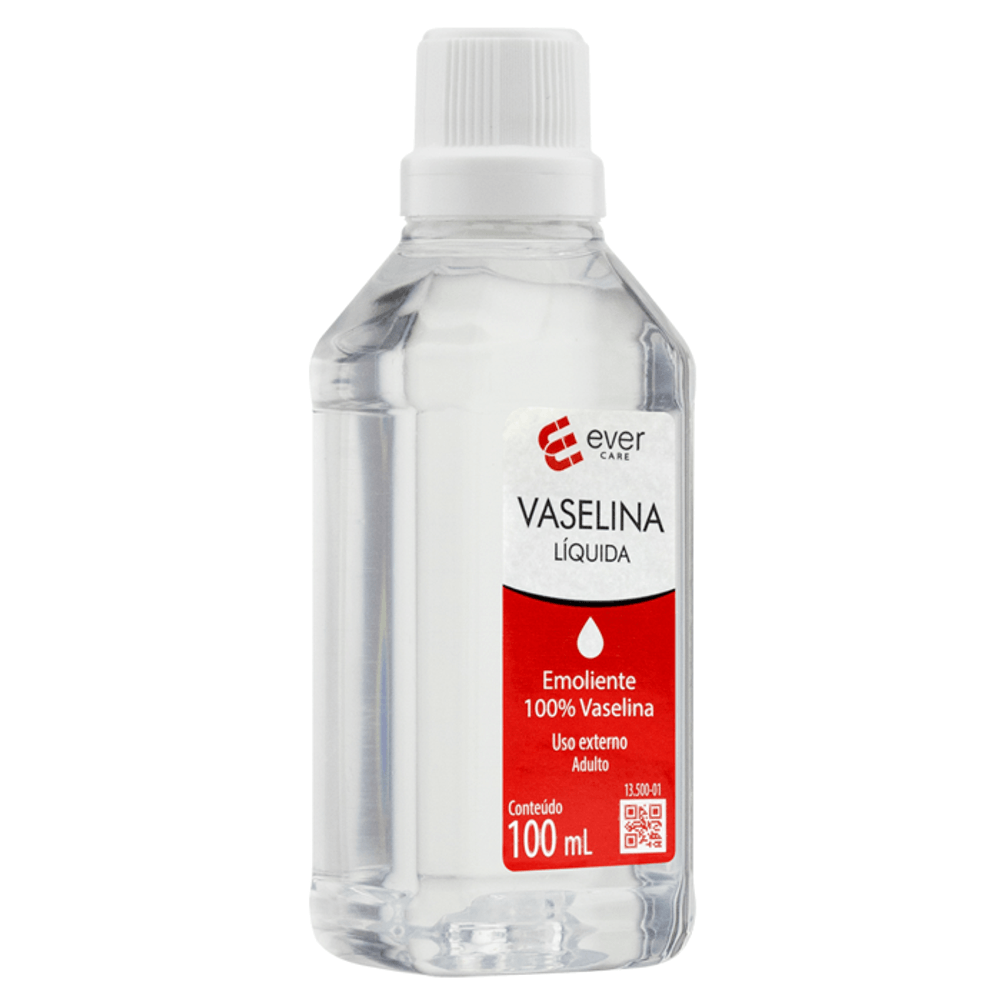 Vaselina Liquida Ever Care 100ml - Drogarias Pacheco