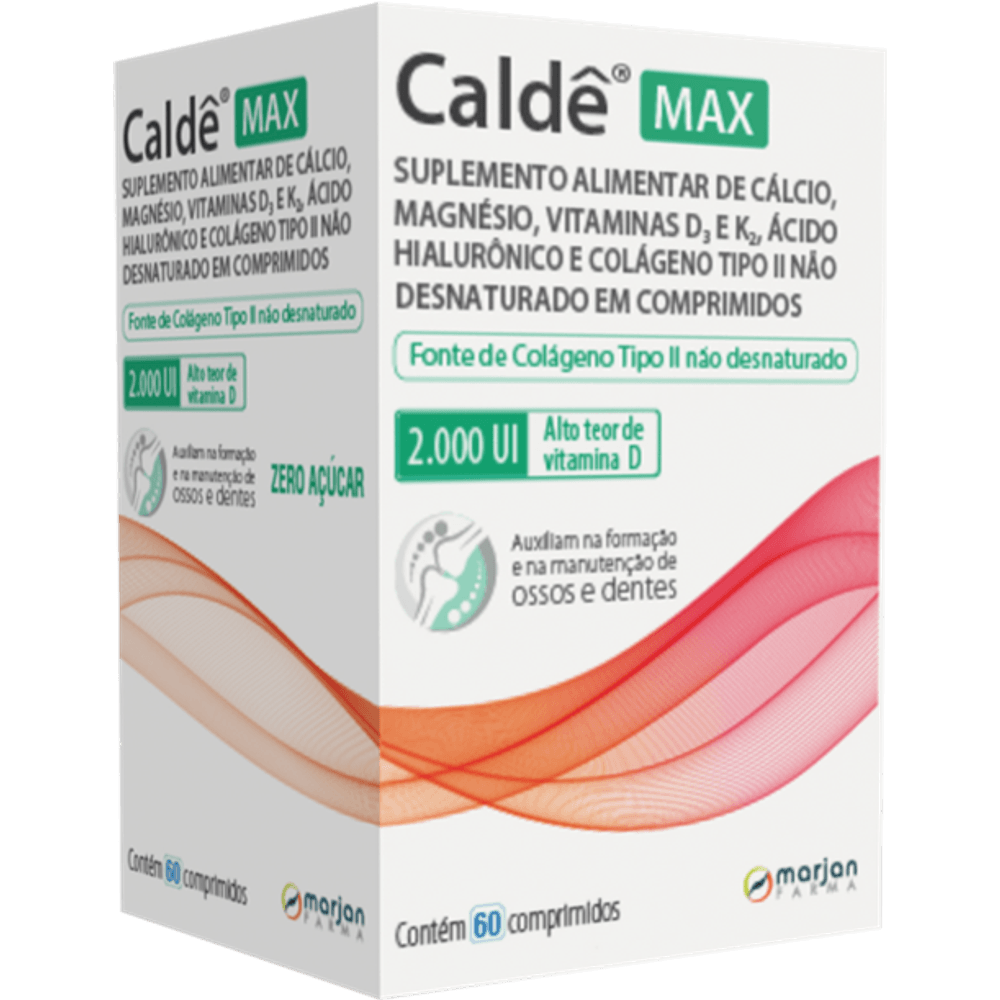 Caldê Max + Vit D 2000 Ui 60 Cápsulas - Drogarias Pacheco