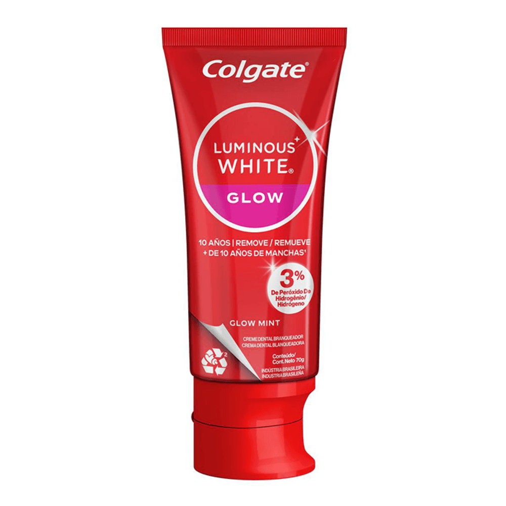 Pasta de Dente Colgate Luminous White Glow Mint 70g - Drogarias Pacheco