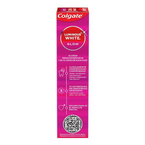 Pasta de Dente Colgate Luminous White Glow Mint 70g - Drogarias Pacheco