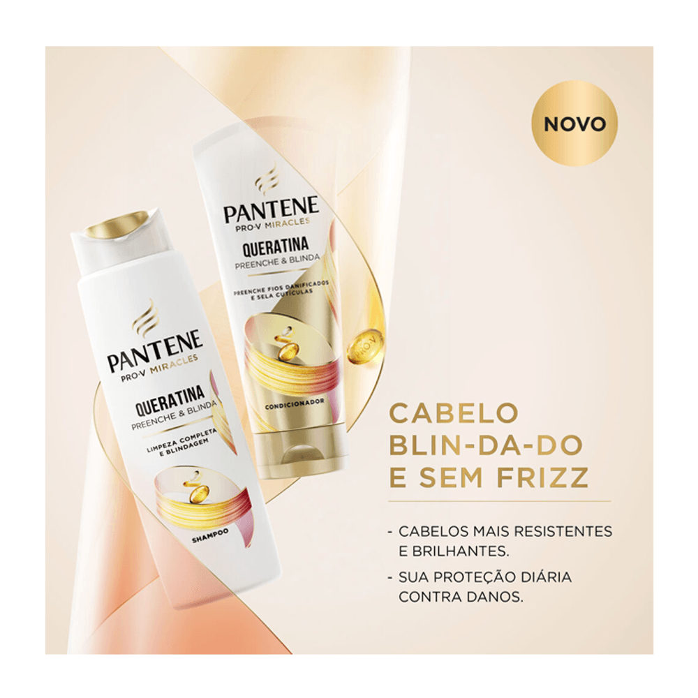 Condicionador Pantene Pró-V Miracles Queratina Preenche & Blinda 150ml - Drogarias Pacheco