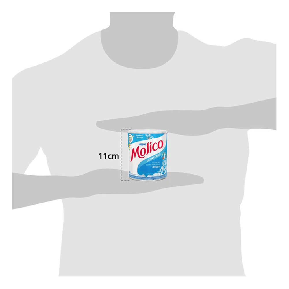 Leite em Pó Desnatado Molico Total Cálcio Lata 280g - Drogarias Pacheco